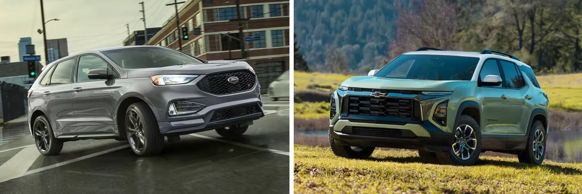 Ford Edge vs Chevy Equinox: Crossover SUV Comparison